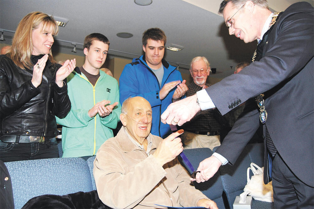 John Boich honoured at city hall