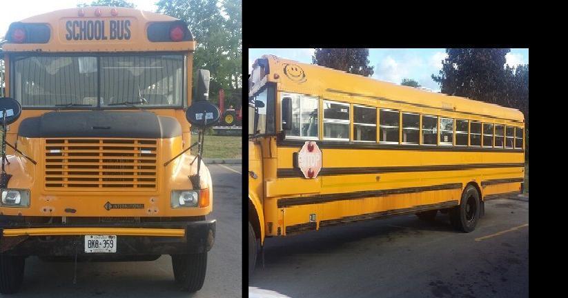 Halton police on the lookout for stolen school bus