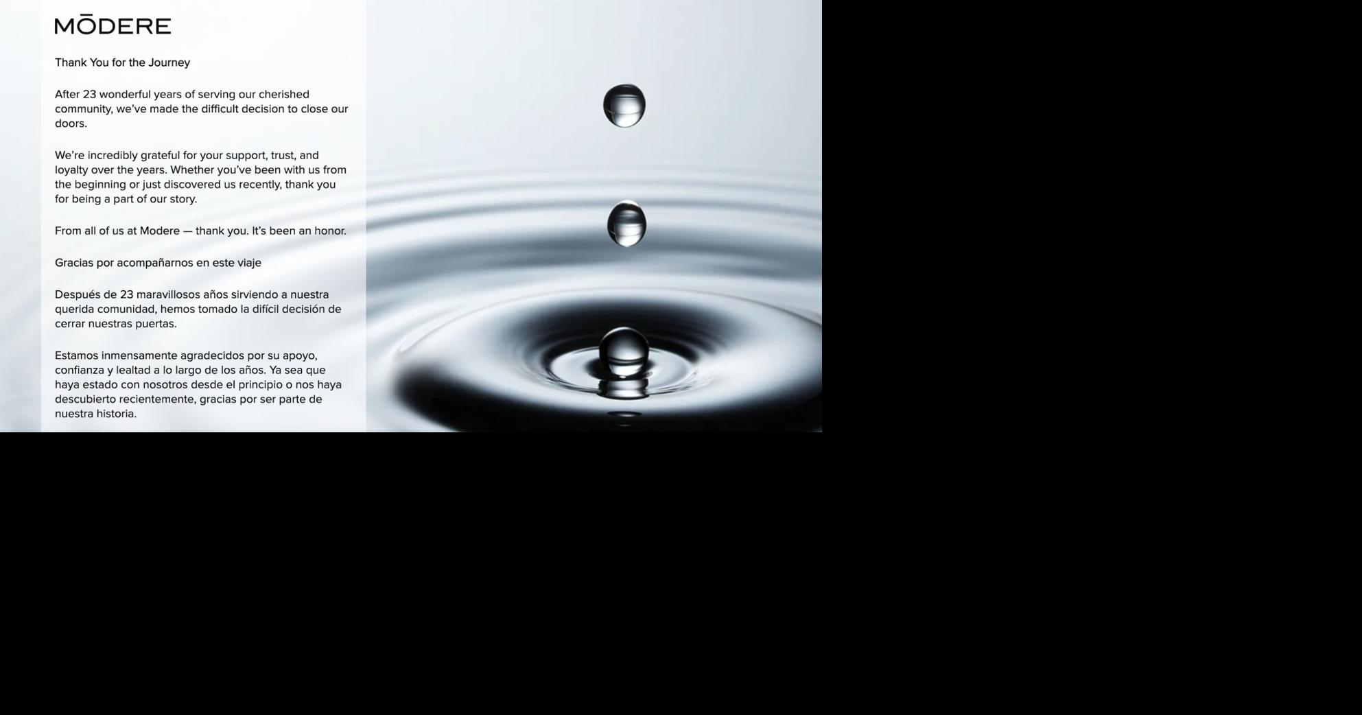 Another multi-level marketing company, Modere, has closed