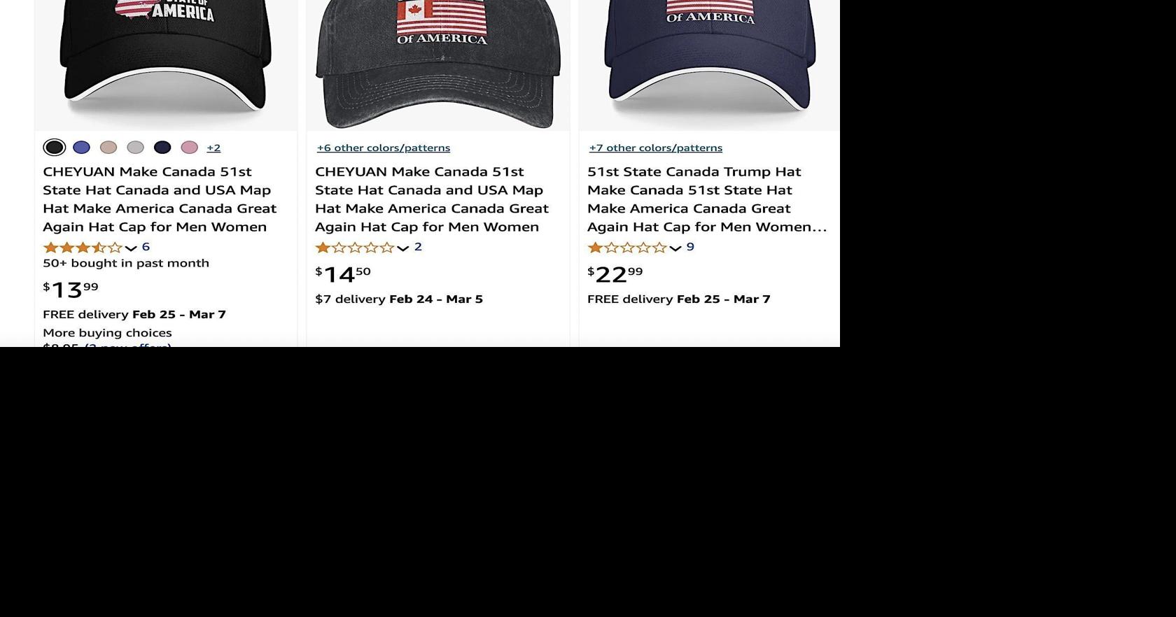 Amazon selling 51st State merch, and it’s angering Canadians