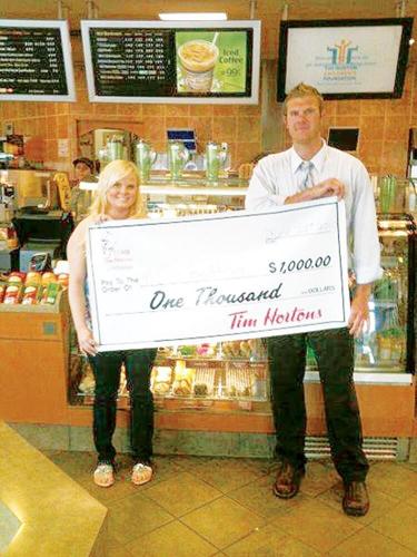 Acton's Tim Hortons awards scholarship