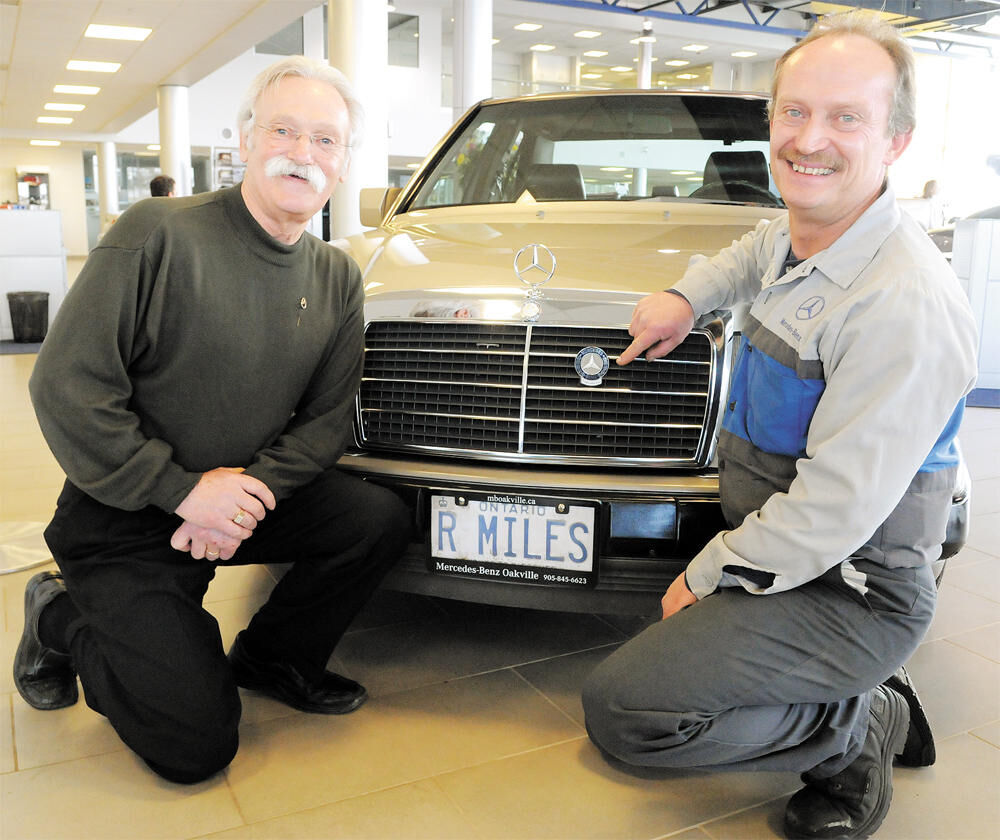 Miles on the road for one million kilometres in Mercedes
