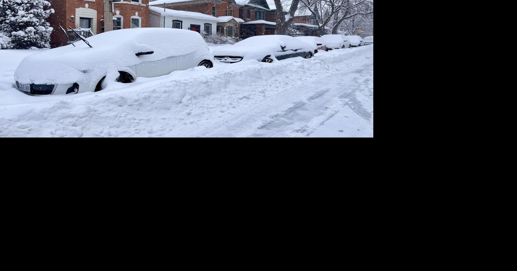 Southern Ontario’s snow totals from weekend storm