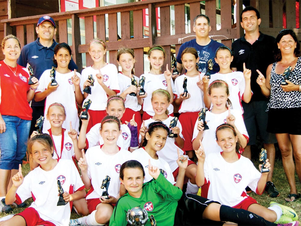 Under-11 girls win championship at Ajax tourney