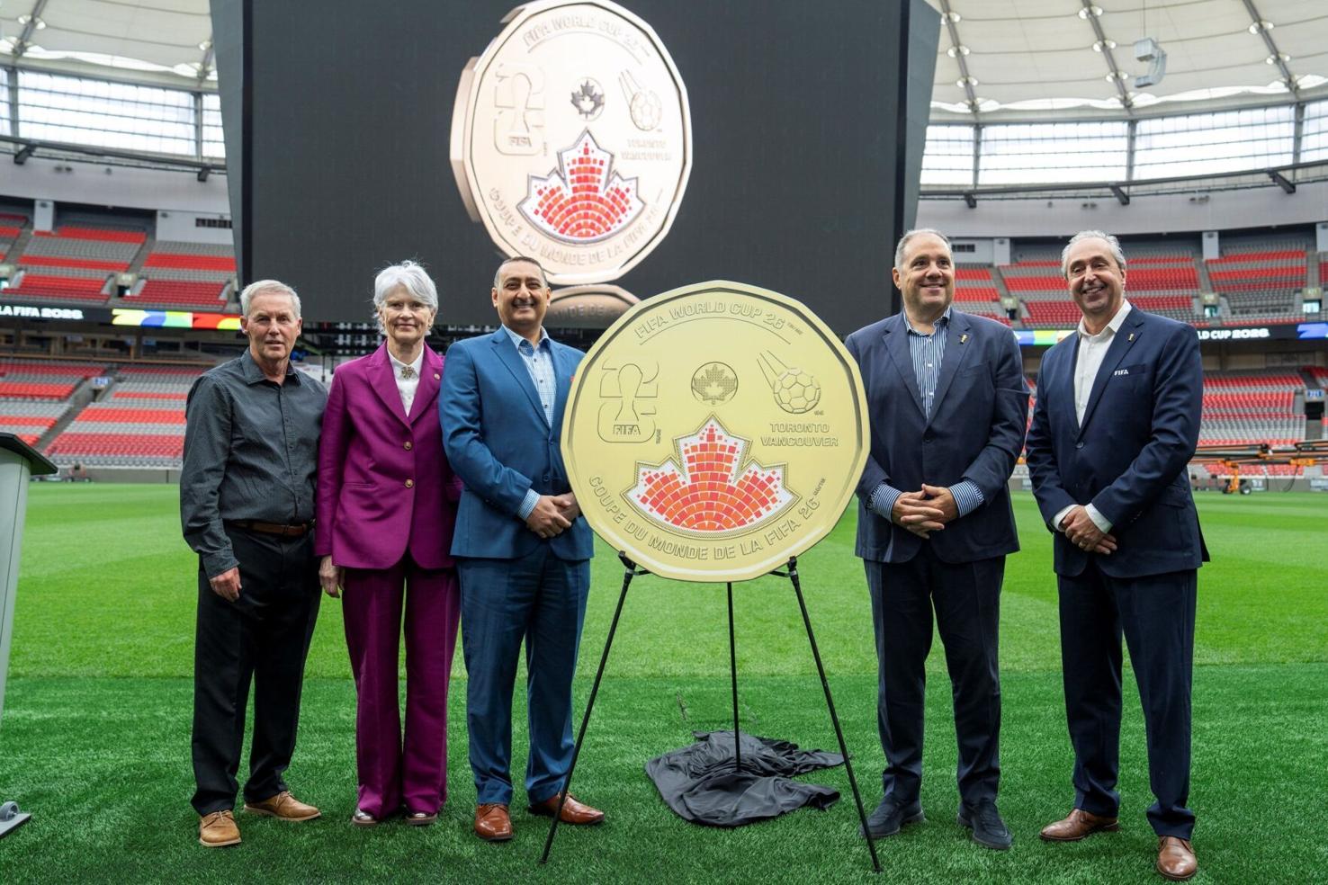 New FIFA World Cup 2026 loonies released in Canada
