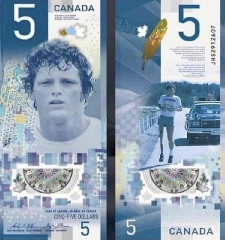 When will Canada’s new Terry Fox $5 bill be released?
