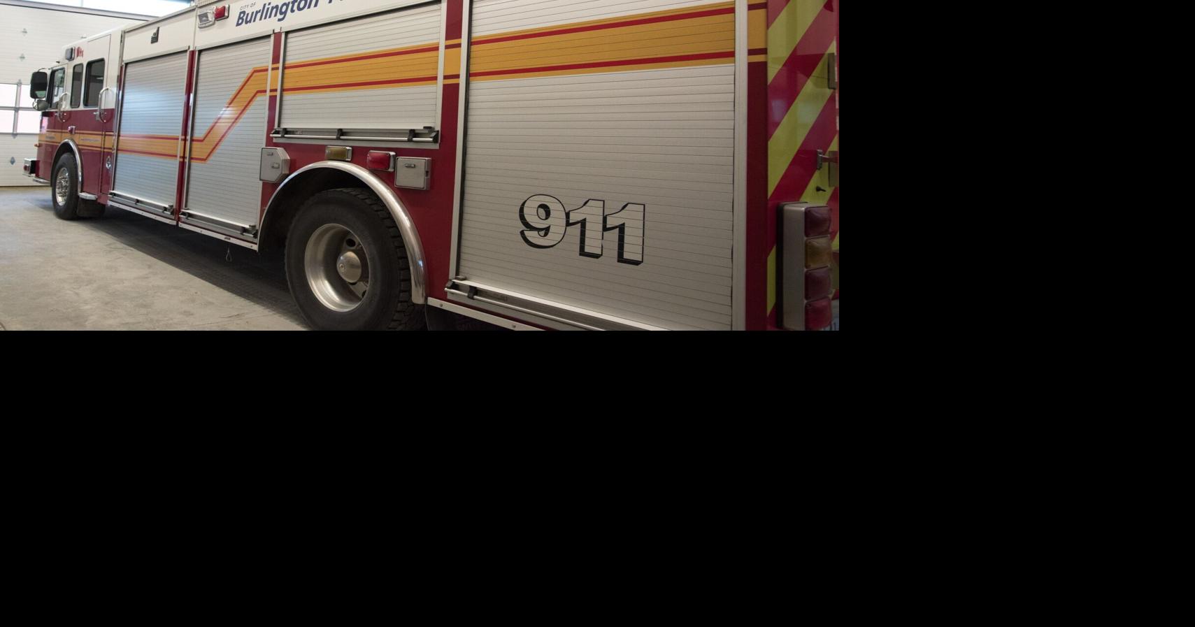 One injured in Burlington fire