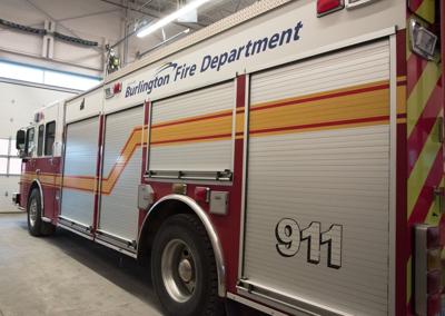 One injured in Burlington fire