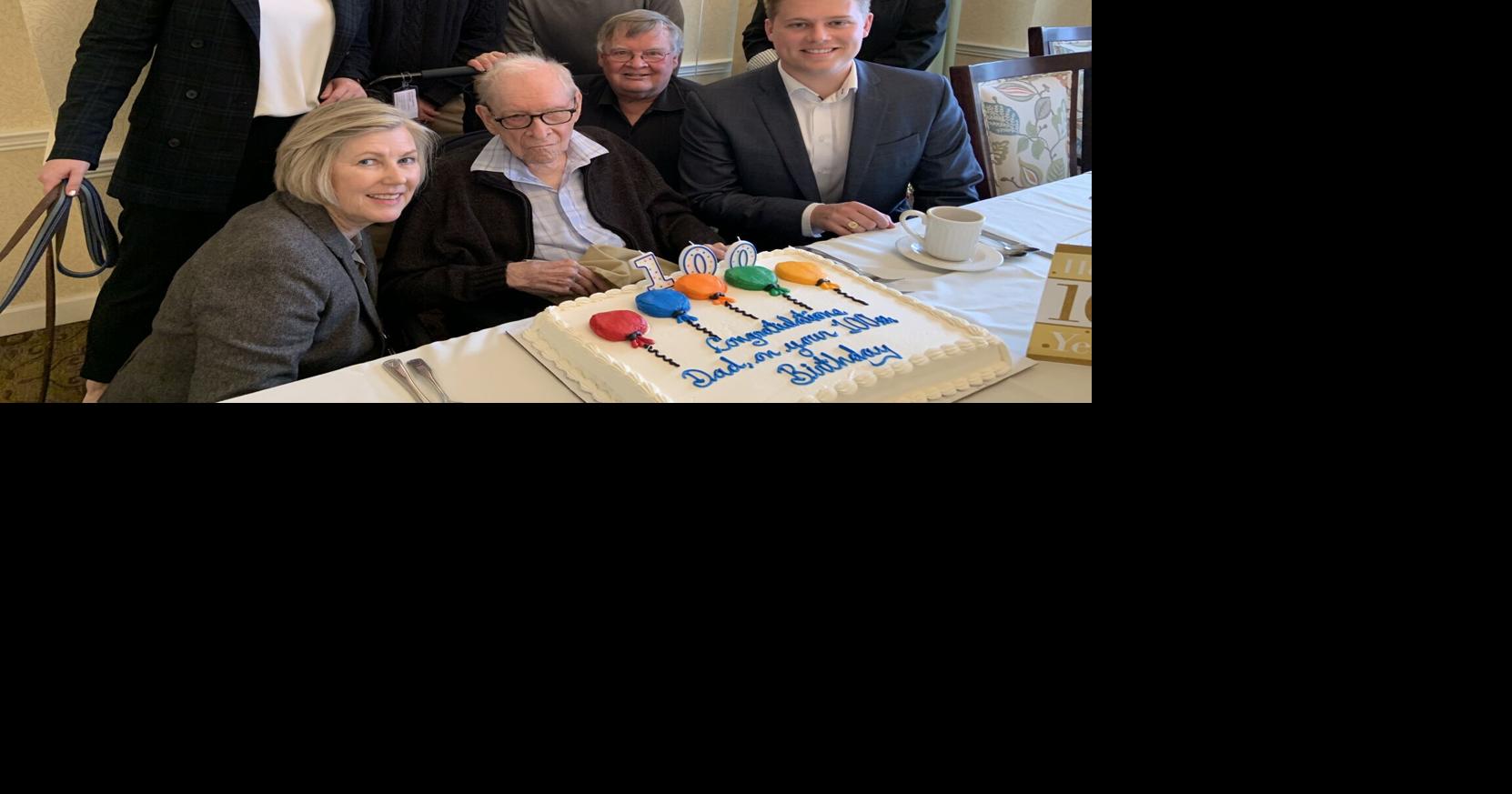 Oakville man celebrates 100th birthday