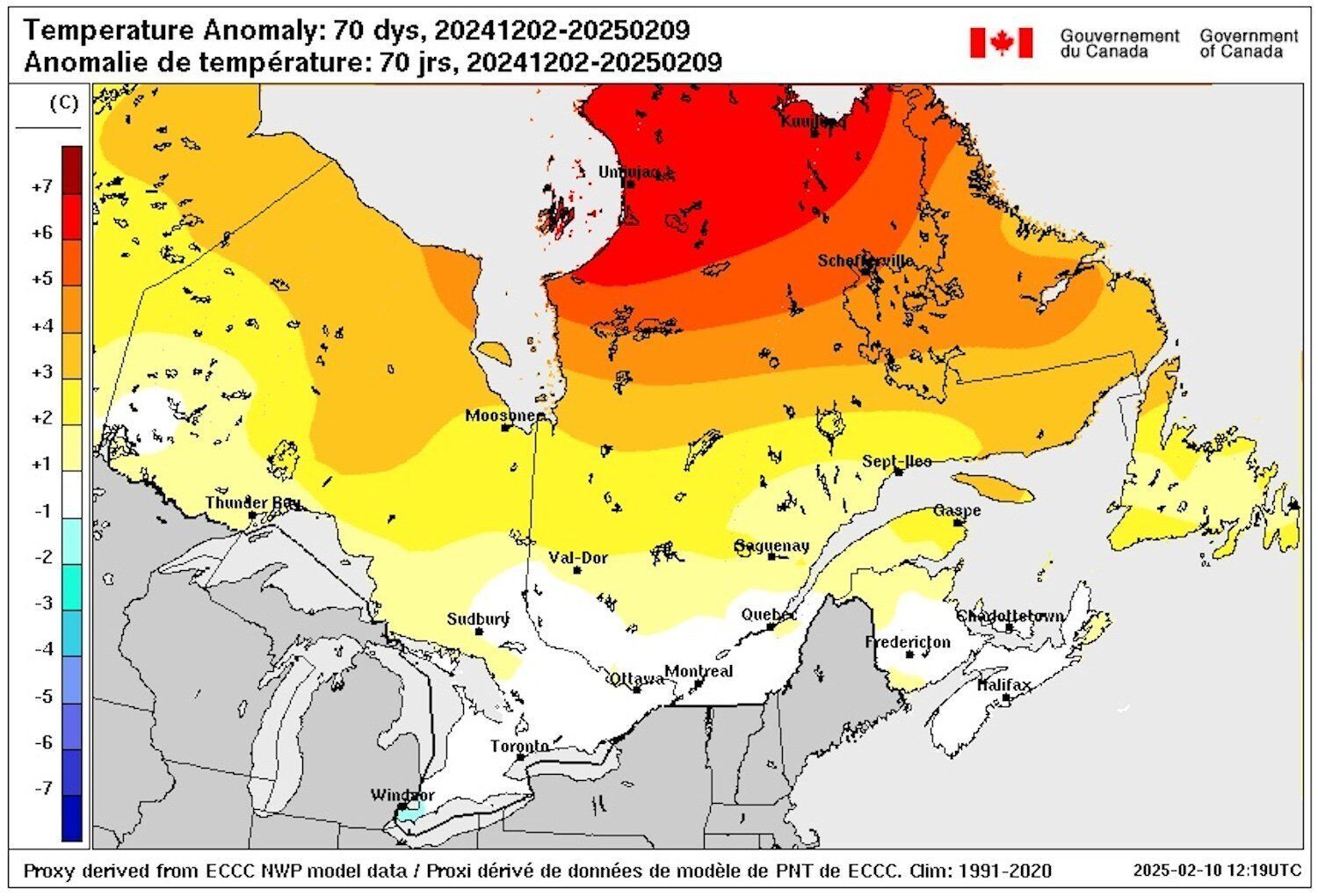 Has Ontario had more snow than usual this winter?
