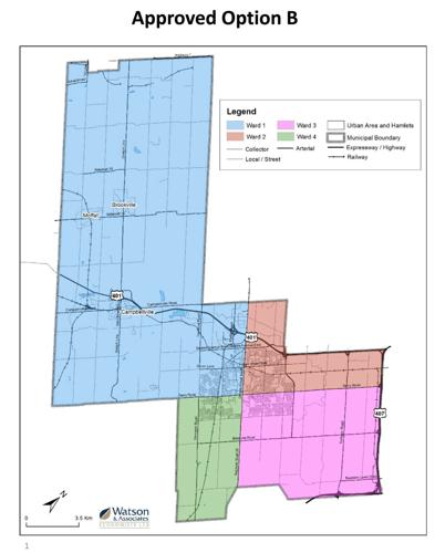 Milton Council rejects consultant's ward boundary recommendation