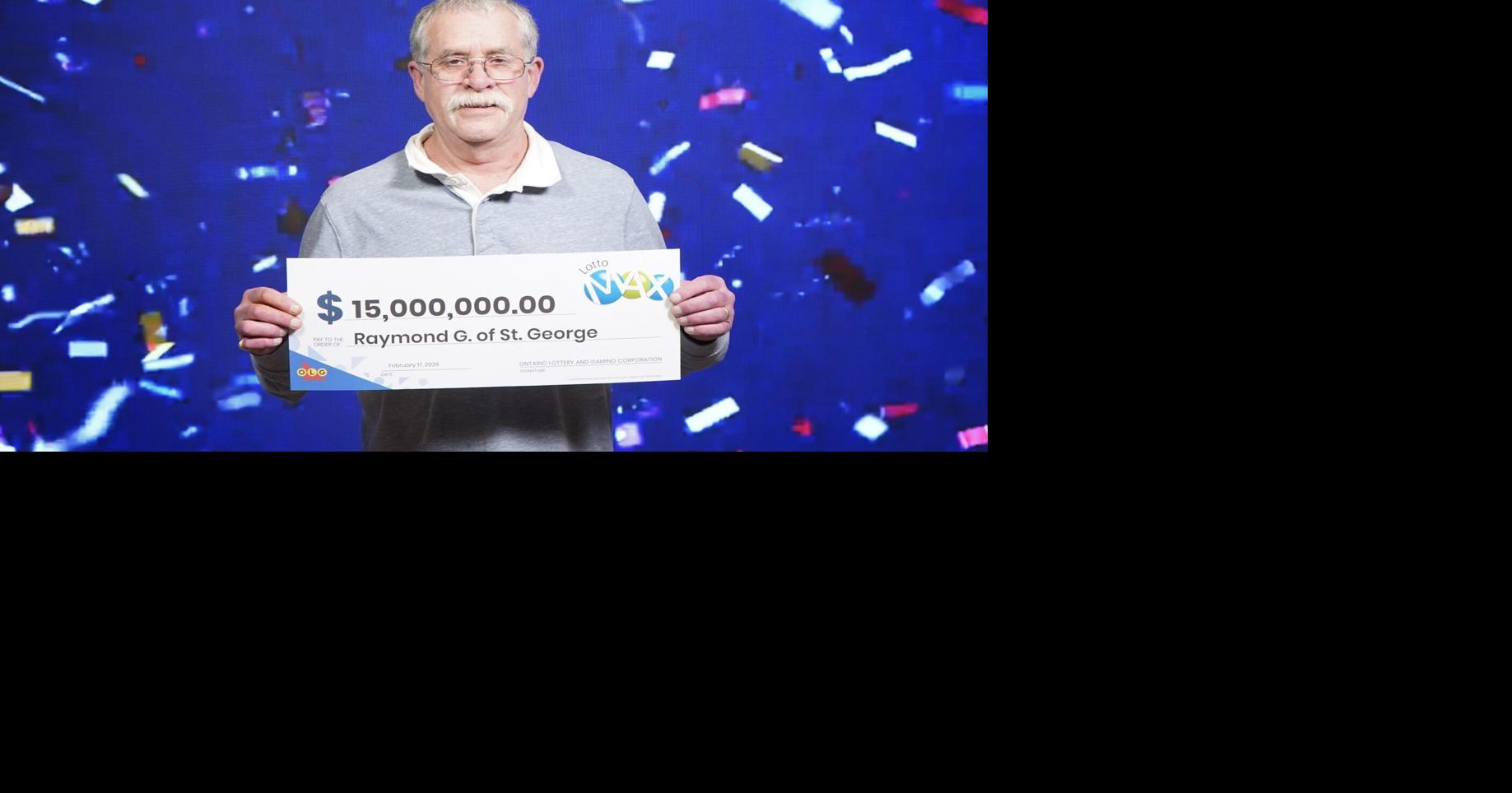 This Ontario man won largest OLG lottery prize in February