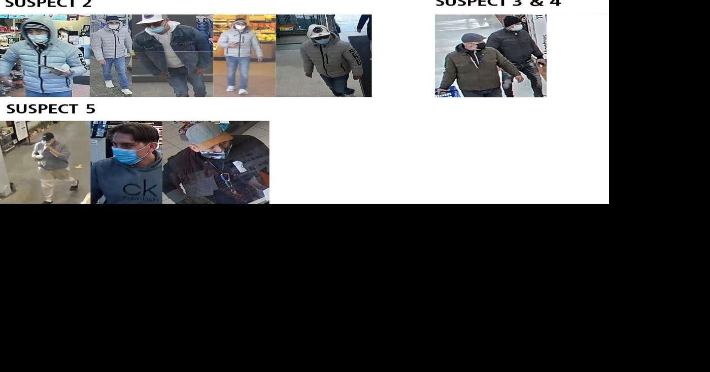 Halton Police hunting 5 suspects in alleged purse and wallet thefts ...