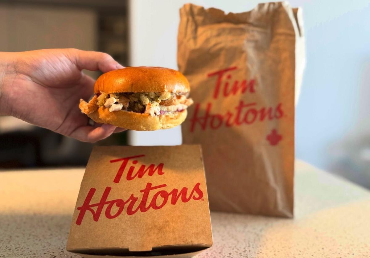 I tried Tim Hortons’ Thanksgiving sandwich. Is it worth it?