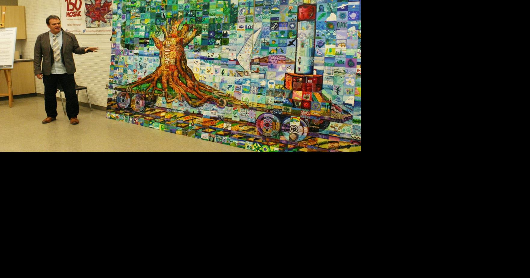 Town unveils Oakville contribution to Canada 150 Mosaic Mural Project