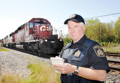 Rail safety focus of police blitz at CP tracks