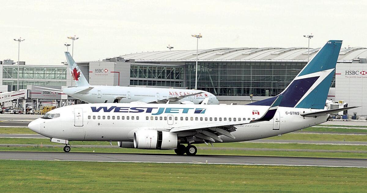 WestJet changes carry-on bag size allowance