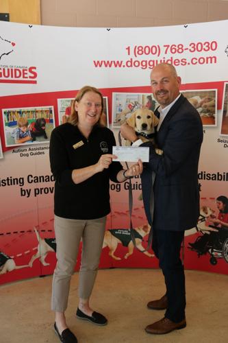 Oakville Dog Guides receive $27,000 donation