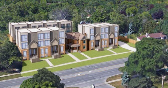 Burlington townhouse development maintains heritage home