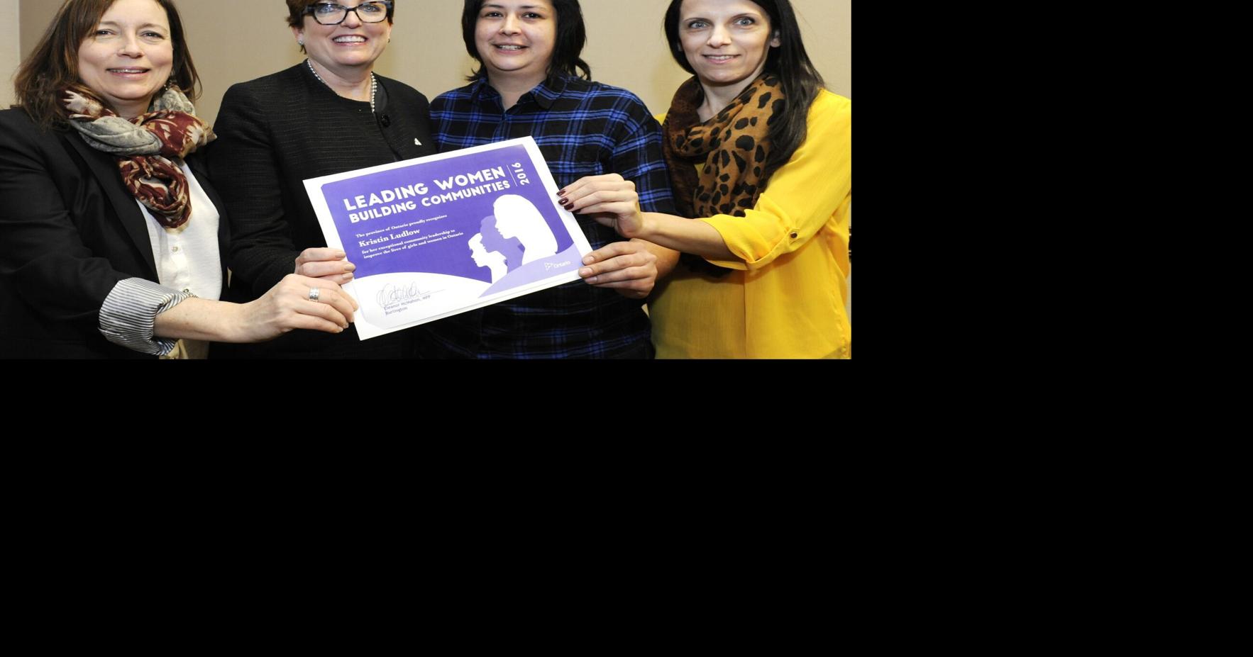 Burlington's Kristin Ludlow recognized by province for community leadership