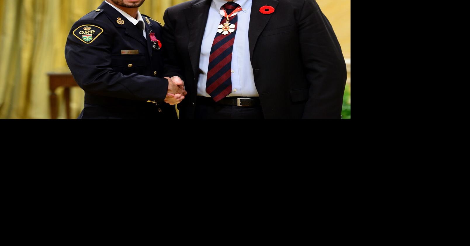 Burlington OPP officer earns Medal of Bravery for cliff rescue of man ...