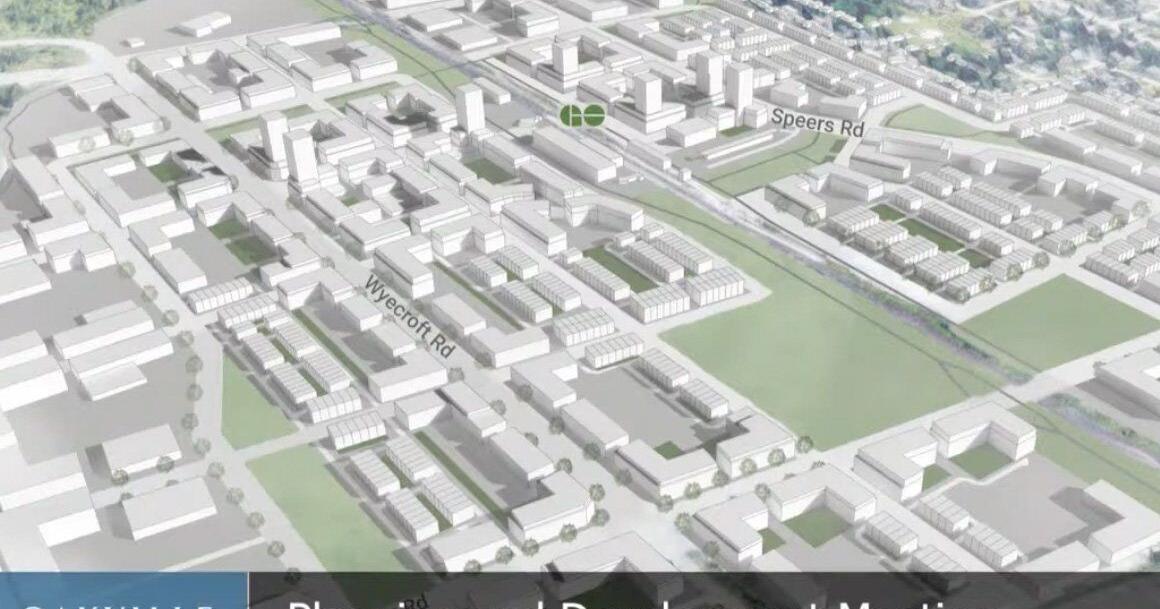 Building plans around Bronte GO Station in Oakville reveal multiple 20 ...
