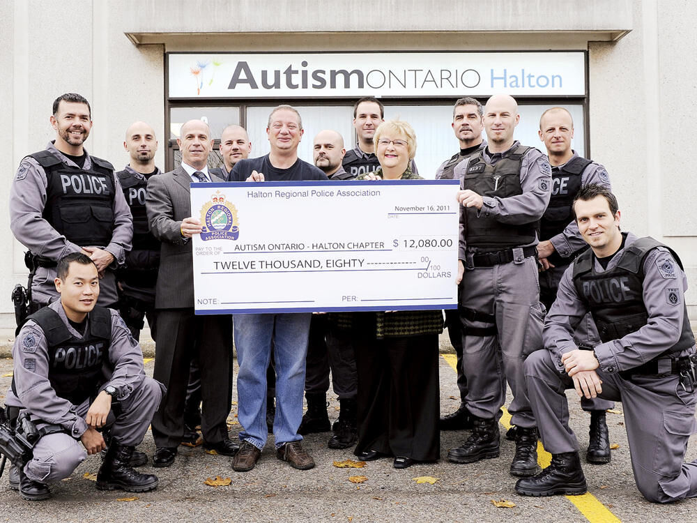 Police service‘s TRU raises funds for autism chapter