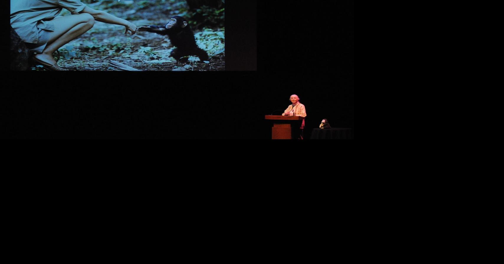 Jane Goodall recounts her remarkable career