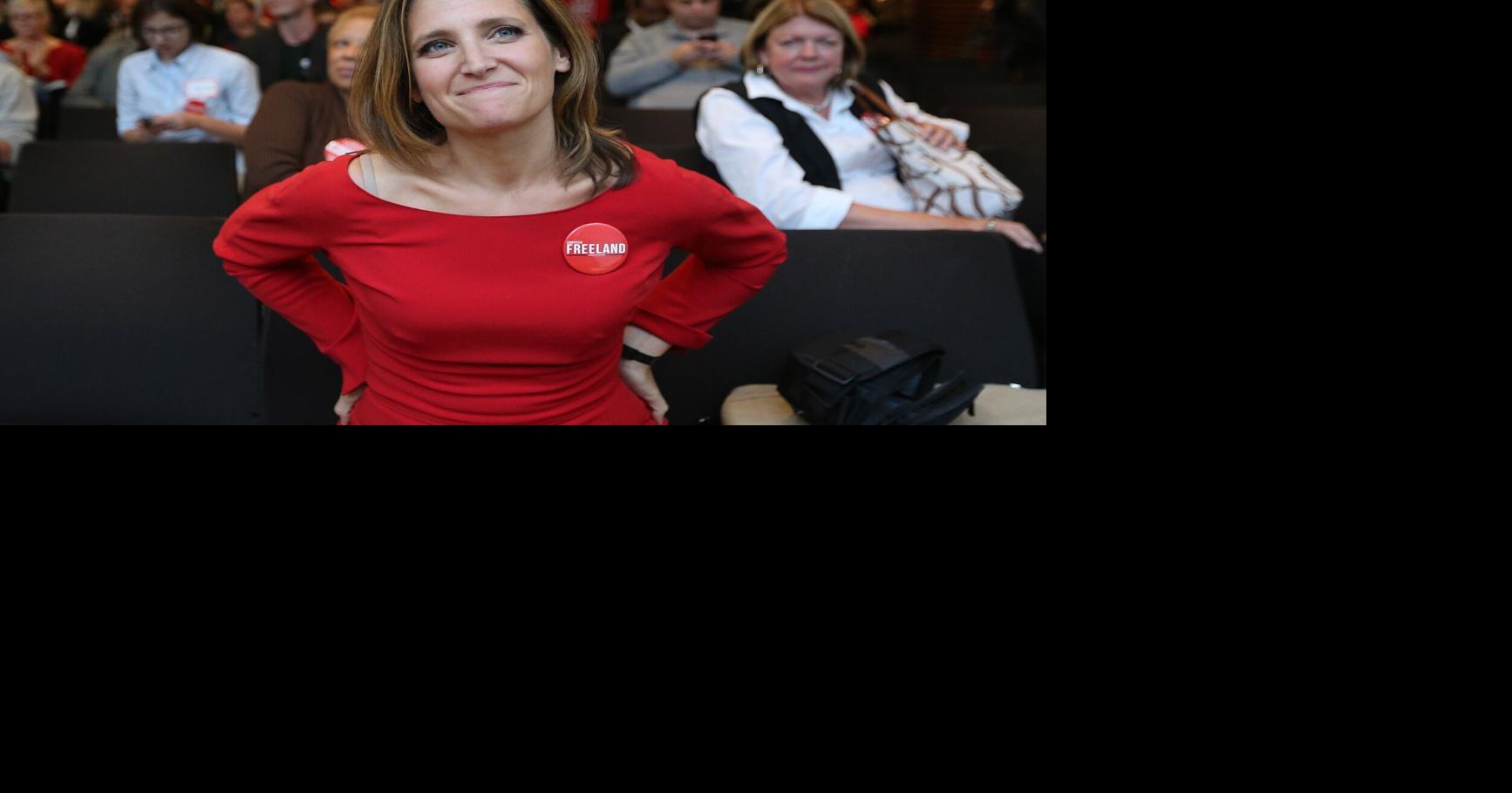 Donald Trump trolls Chrystia Freeland on Truth Social