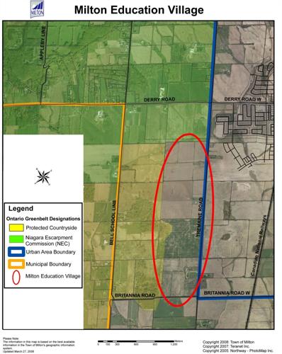 Town polishes its application for the Milton Education Village