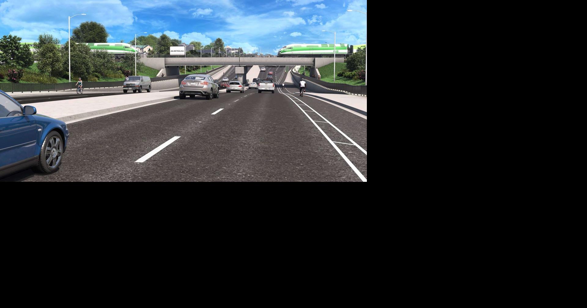 Burloak Drive at Oakville/Burlington border shutting down