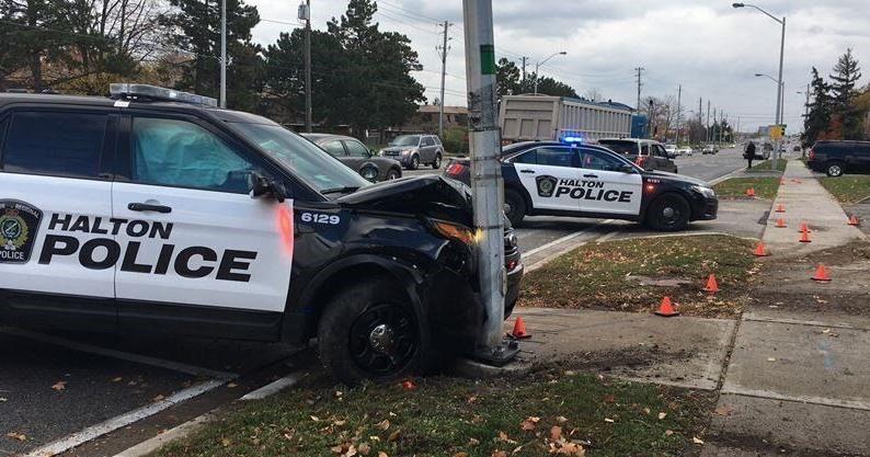 Halton police vehicles were involved in 123 collisions in 2022