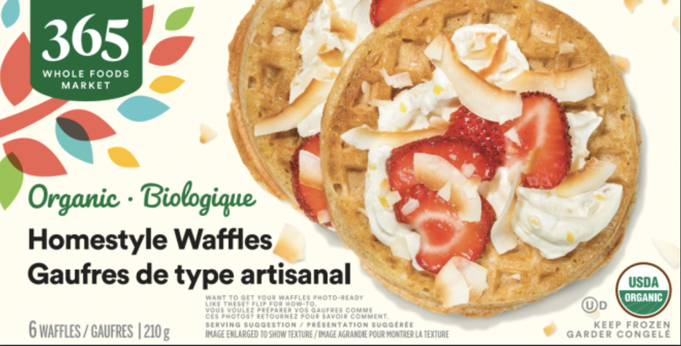 Whole Foods frozen waffles recalled over listeria risk