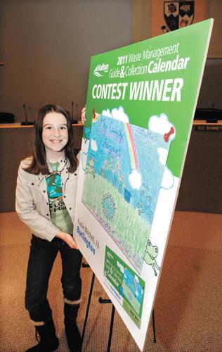 Student’s art featured in Halton 2011 waste calendar