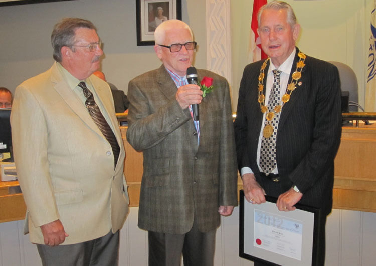 Donald Joyce named 2012 Senior of Year