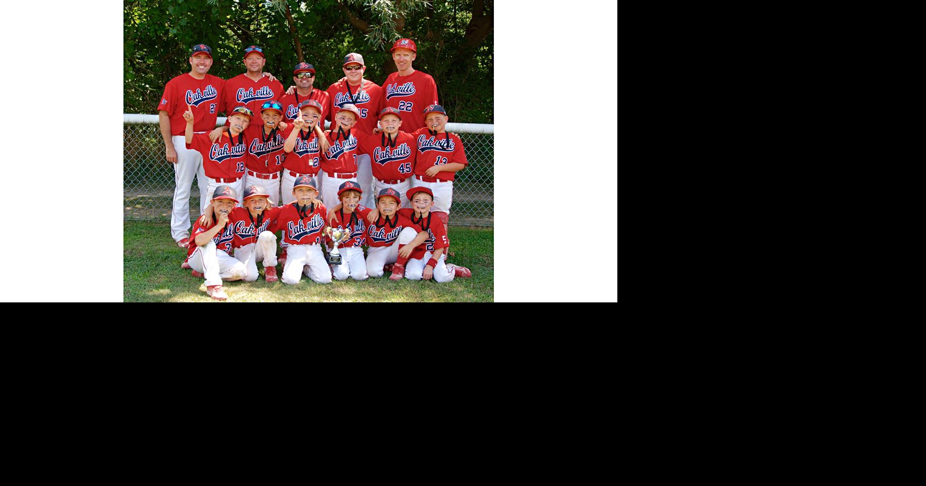 Oakville minor rookie ball A's win Green & Gold baseball tournament