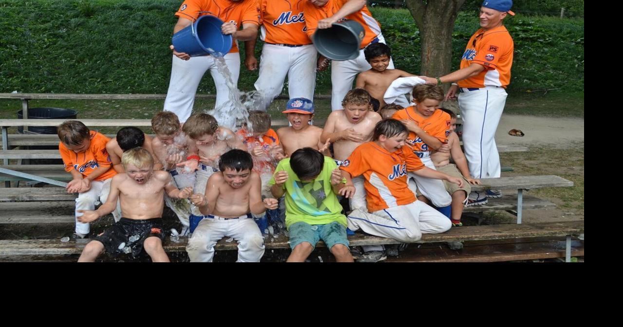 Celebratory splash for Milton Mets