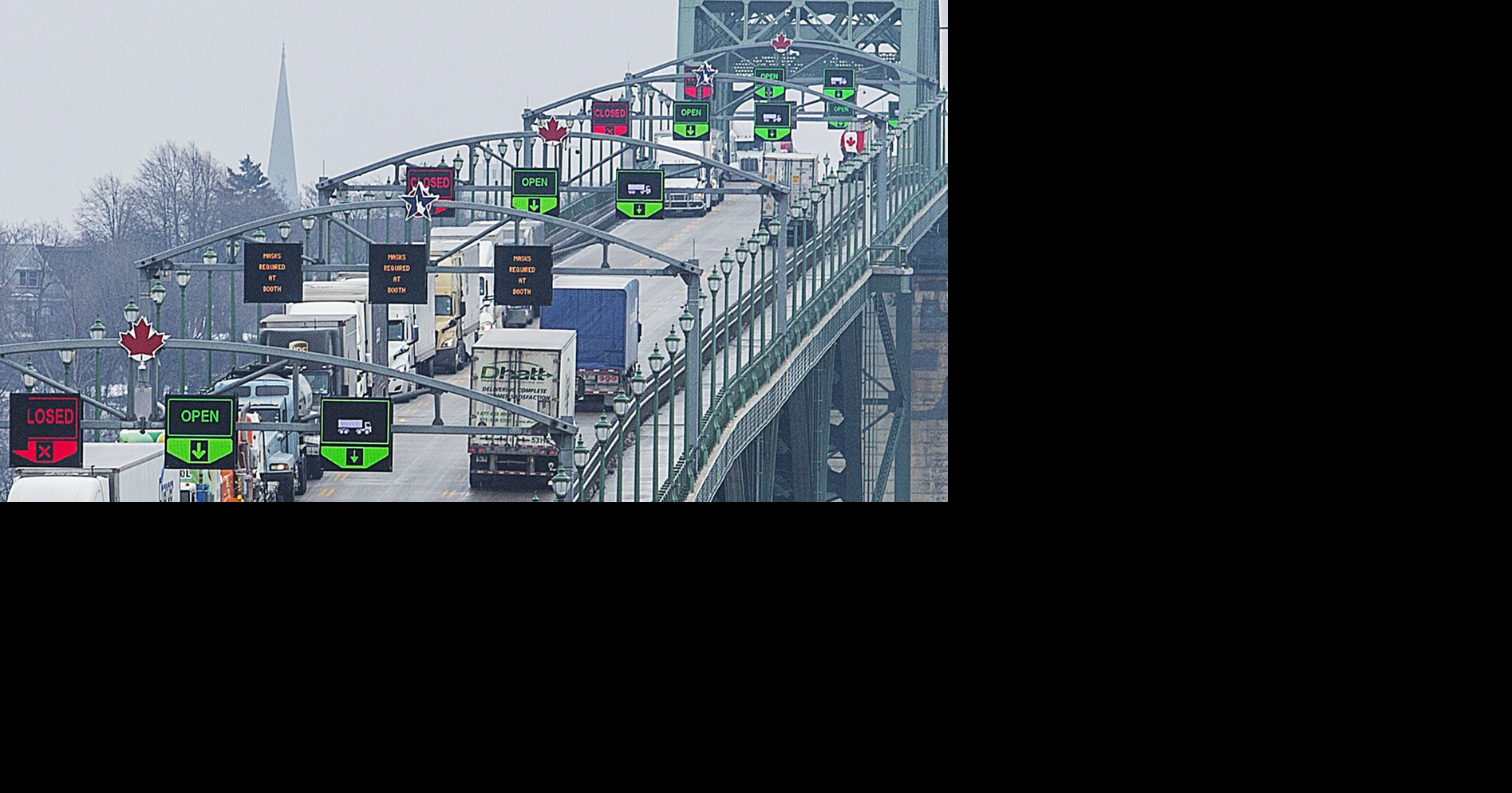 How to check wait times at Ontario border crossings