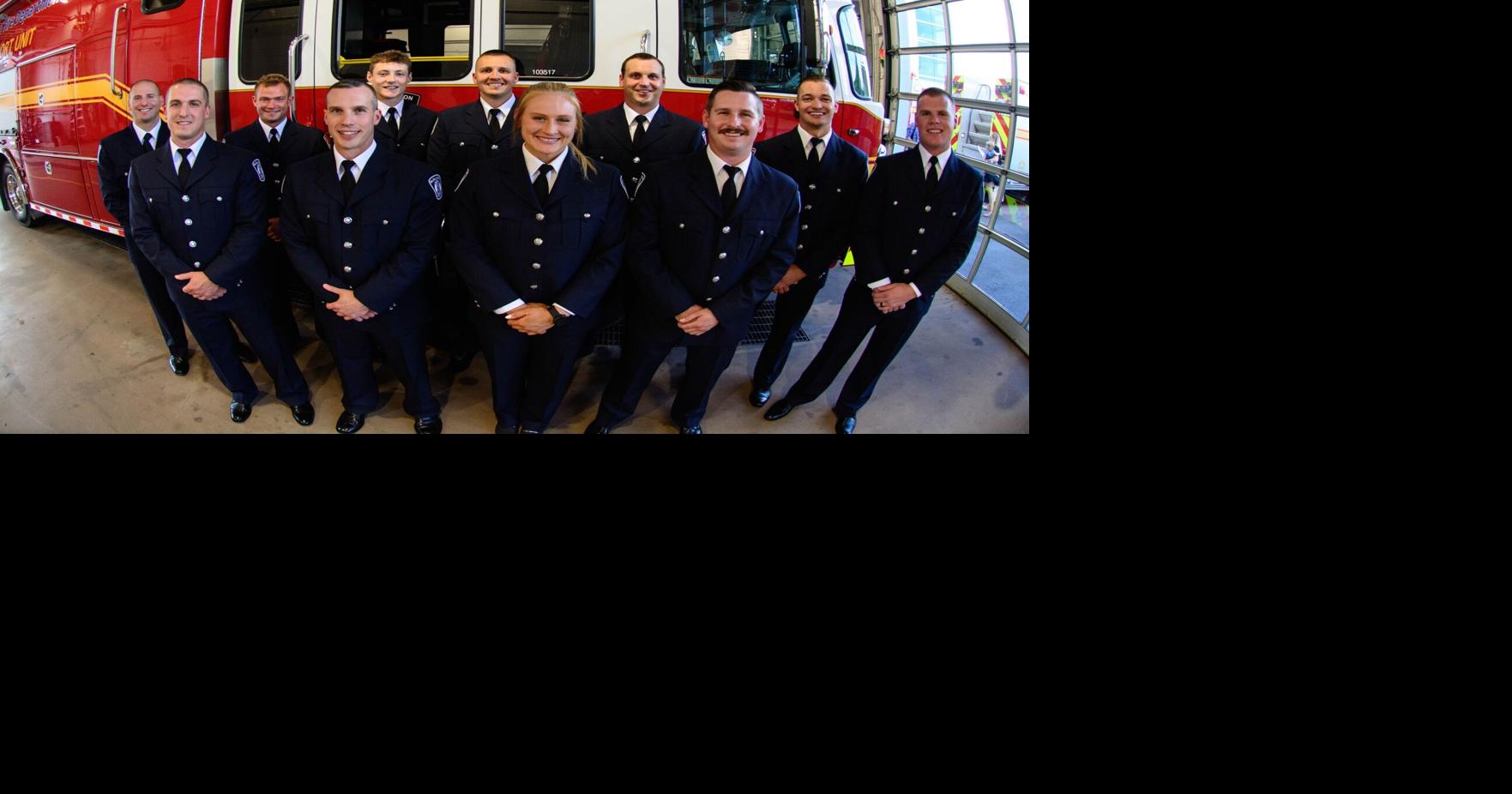 ‘I welcome them to the family’: Burlington brings in 11 new firefighter ...