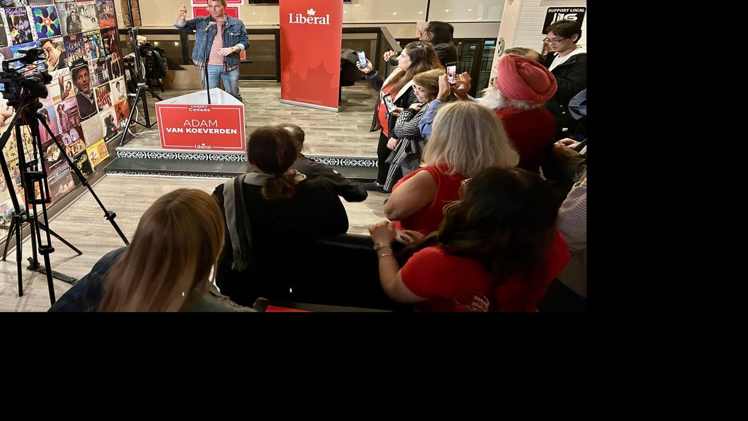 Liberal Adam van Koeverden wins third term as MP in Milton