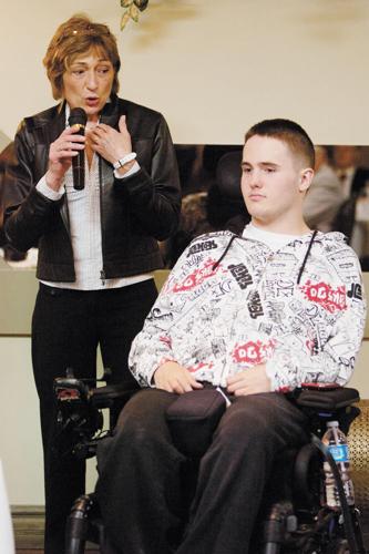 Putting support in motion for injured