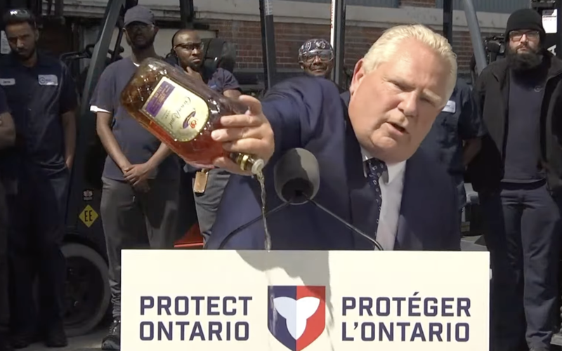 Doug Ford doubles down on plan to pull Crown Royal from LCBO