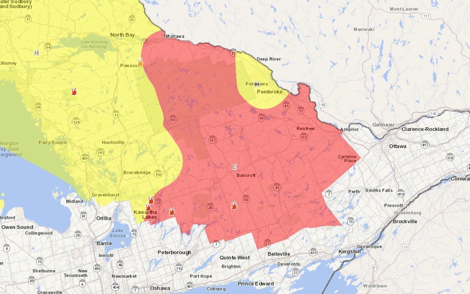 Kawartha Lakes fires: How to track and stay safe