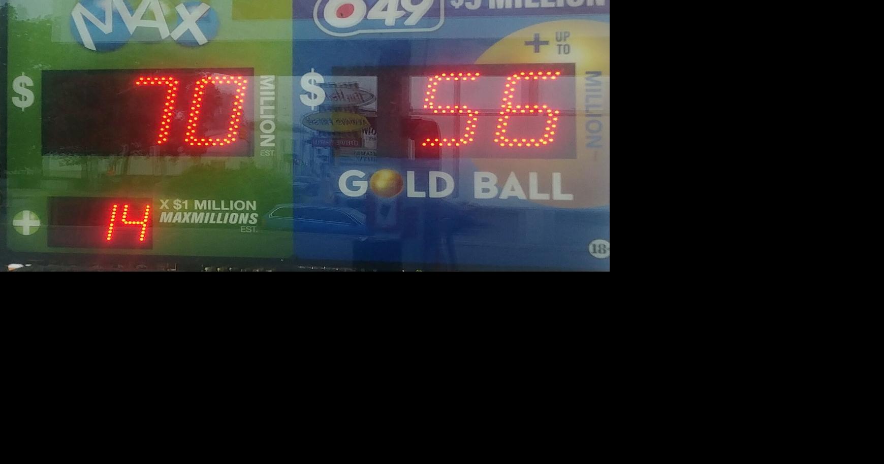 Over $140M in prizes available between Lotto Max, Lotto 6-49