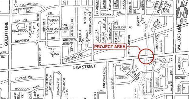 Tuck Creek flood mitigation project restricts New Street