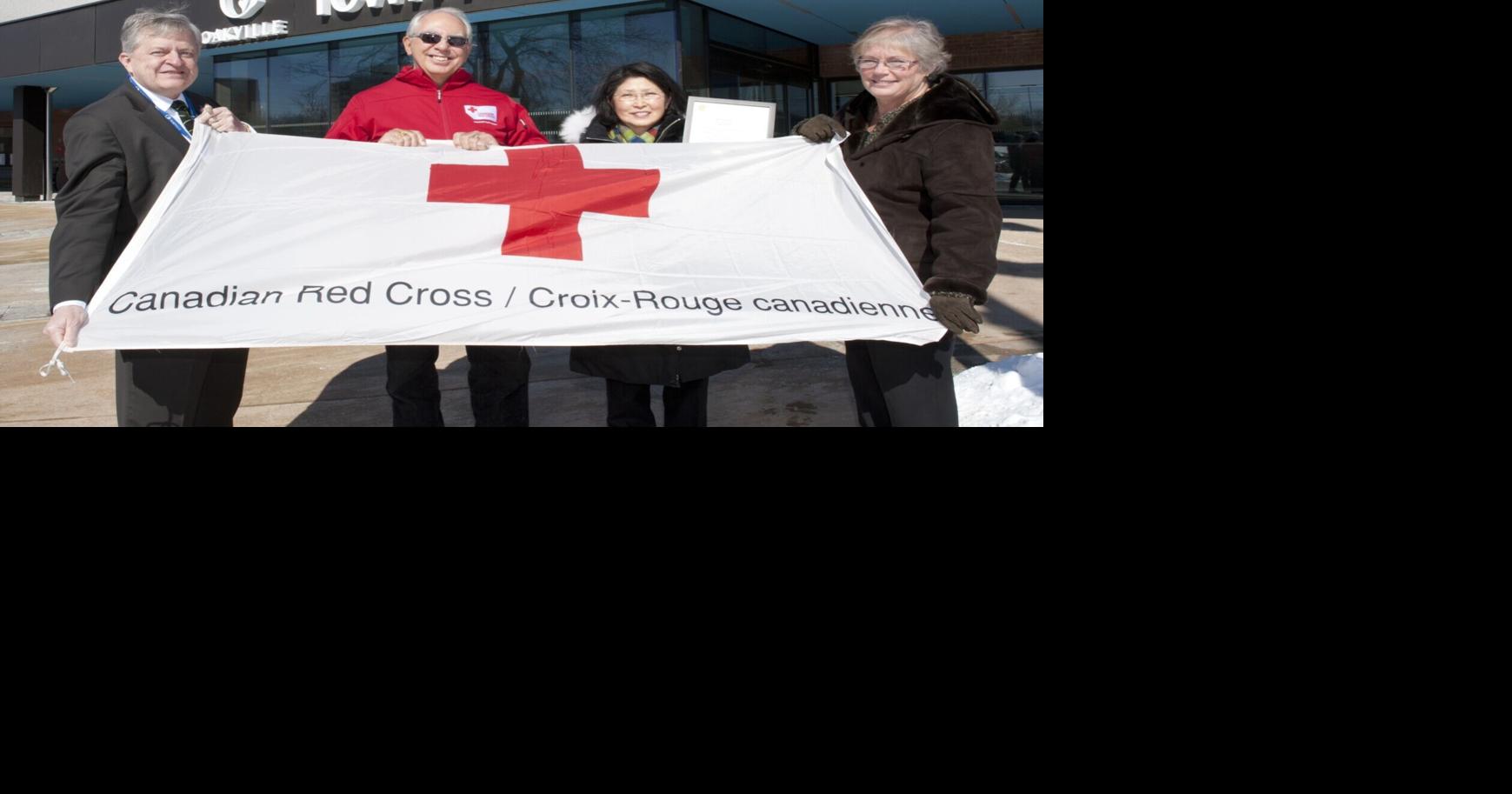 Town of Oakville proclaims March Red Cross Month
