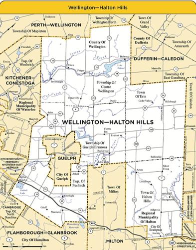 Information on voting in Wellington—Halton Hills on Feb. 27