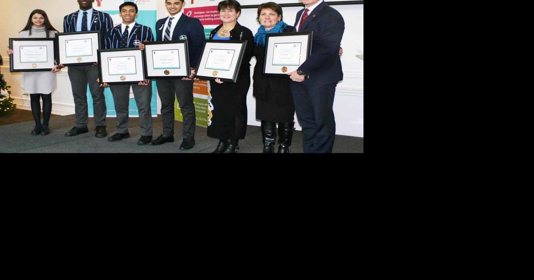 Community champions recognized with YMCA peace medals during Oakville ceremony
