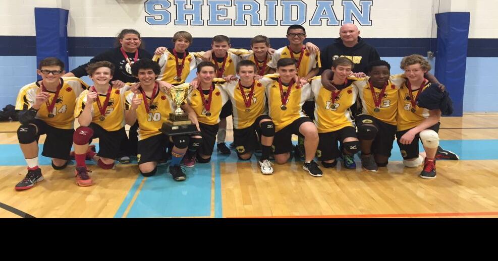 Garth Webb volleyball boys rally to win Oakville school's first Halton ...