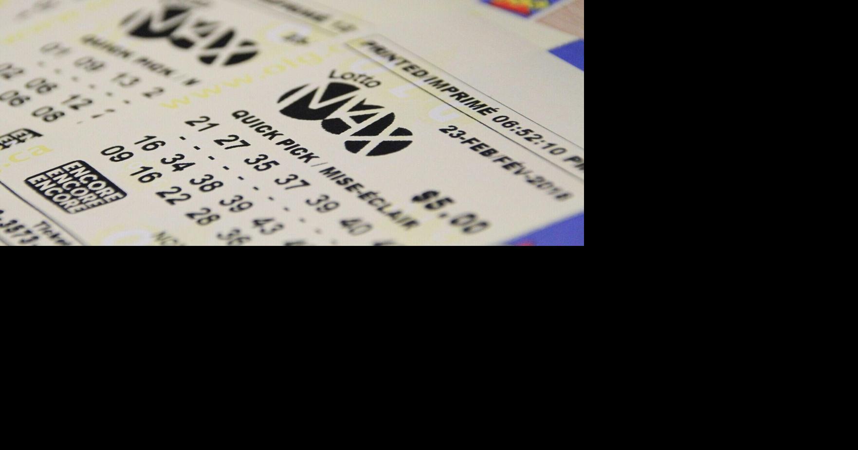 Ontario players score big wins in Tuesday’s Lotto Max draw